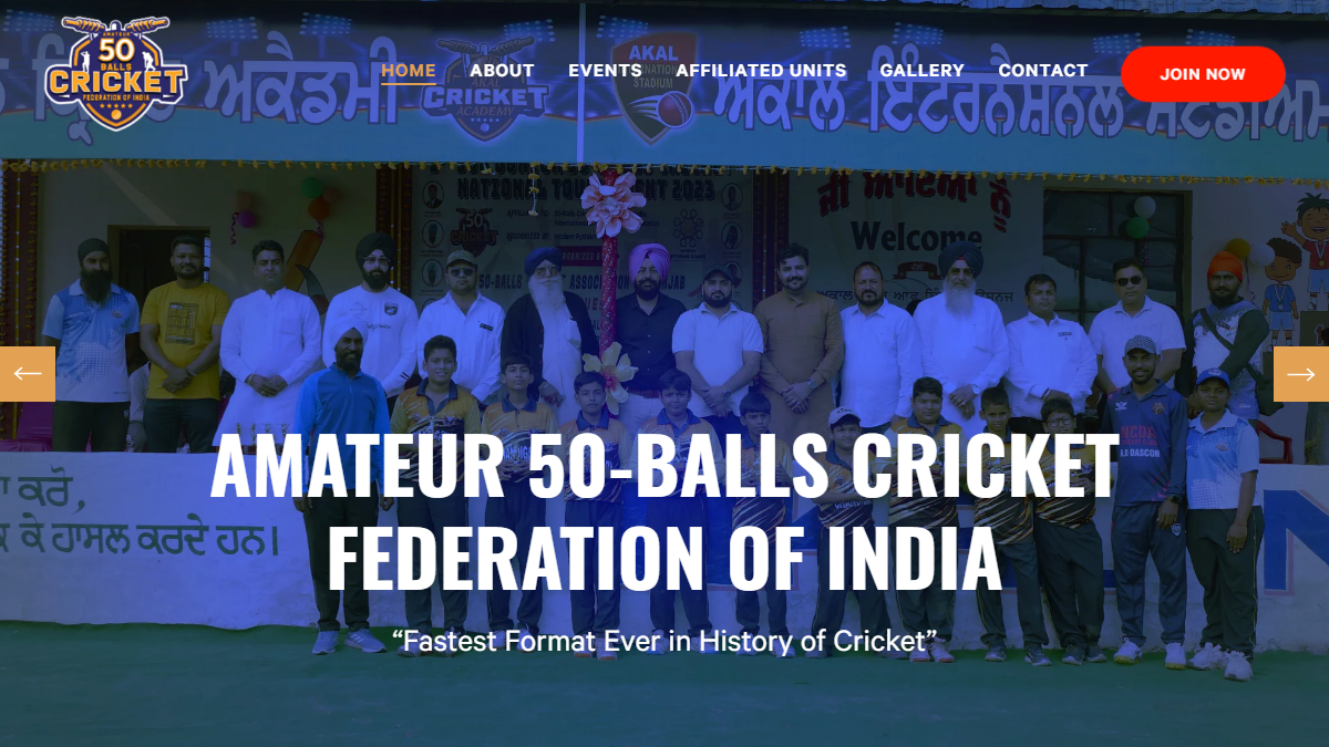 50-Balls Cricket Innovation | Home - Elevating the Game